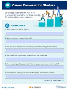 Career Conversation Starters | Labor Management Partnership