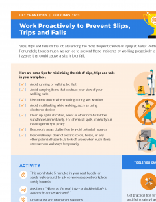 Health and Safety Champions — February 2023 Focus | Labor Management ...