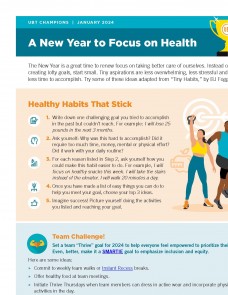 Health and Safety Champions — January 2024 Focus | Labor Management ...