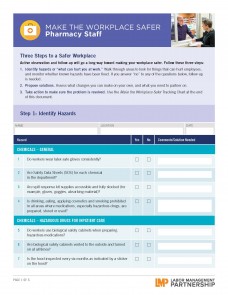 Make the Workplace Safer: Pharmacy Staff | Labor Management Partnership